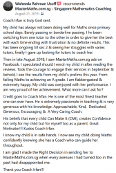 MasterMaths Coaching Program - Master Maths Education Centre (PSLE, 'N' to 'O' Levels)